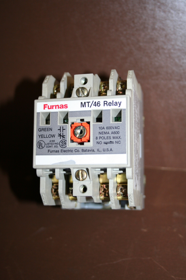 Control relay 3 pole w/120 V coil MT/46 46MT20* Furnas