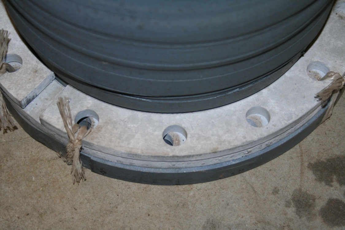 Flexible pipeline spacer Vibration damper 8in ID x24 inch 150psi ...