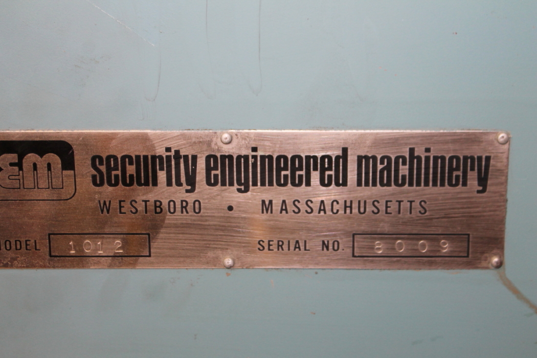 Security disintegrator, Shredder, 1/2" screen, 10hp, 230V 3ph, 1012 SEM