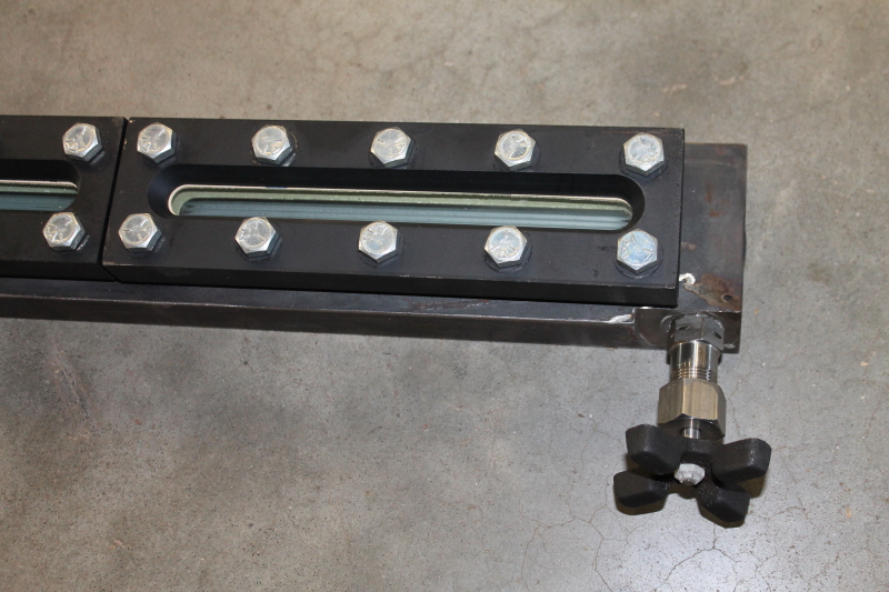 Jerguson 58R1W5 , Liquid Level Gauge, Armored, Reflex Glass, 46"