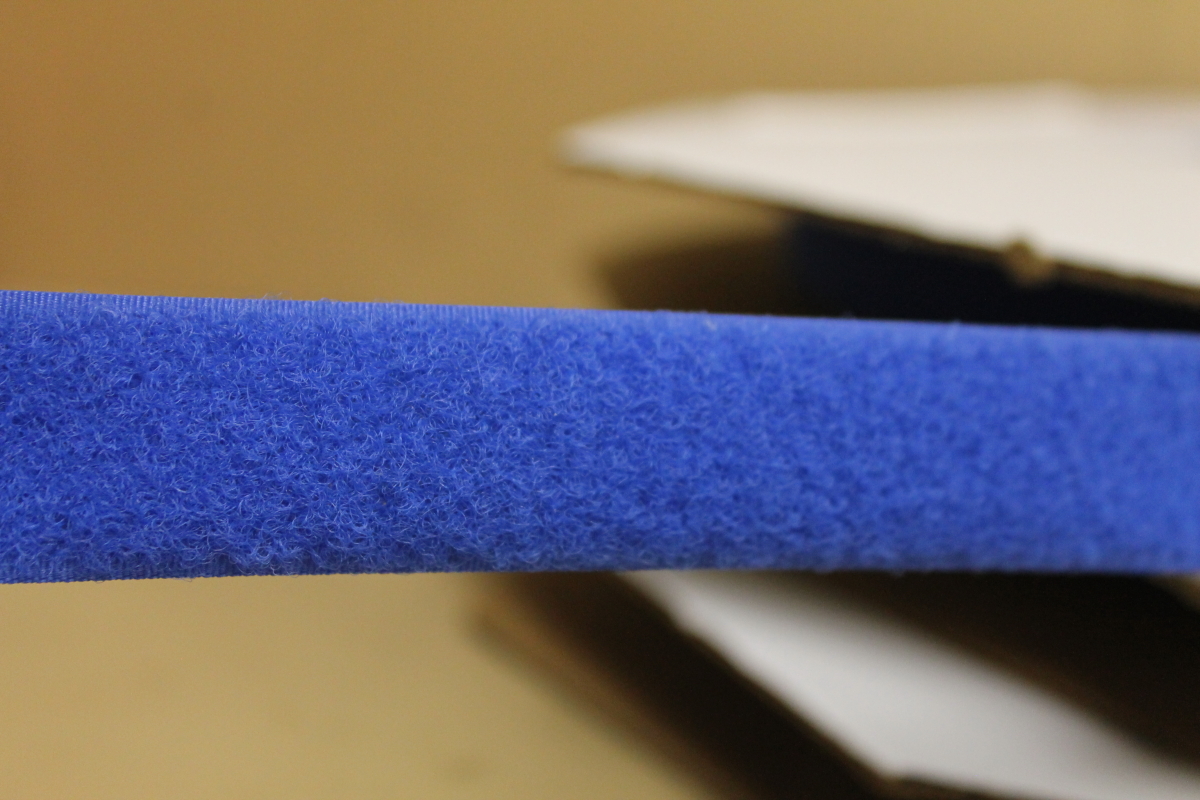 Loop, 1" wide x 150 yds, Blue, Sew on, AA55126, Lot of 3 50yd rolls