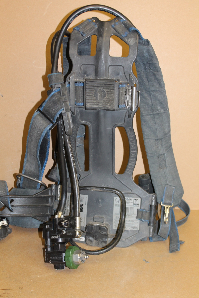Industrial CBRN SCBA Harness, Backpack 1997 style Survivair Panther