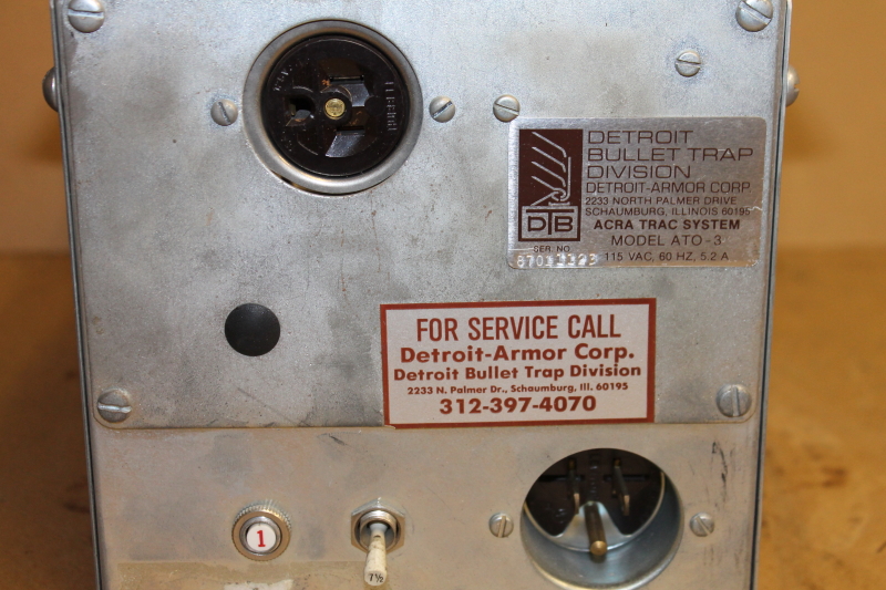 Detroit Bullet Trap Motor Control Box for ACRA ATO-3 Target Retrieval, PCB