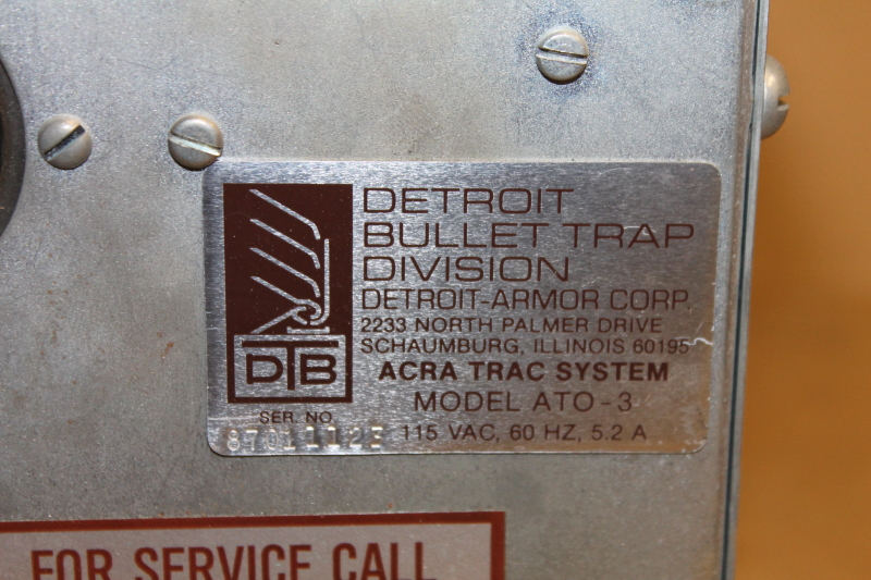 Detroit Bullet Trap Motor Control Box for ACRA ATO-3 Target Retrieval, PCB