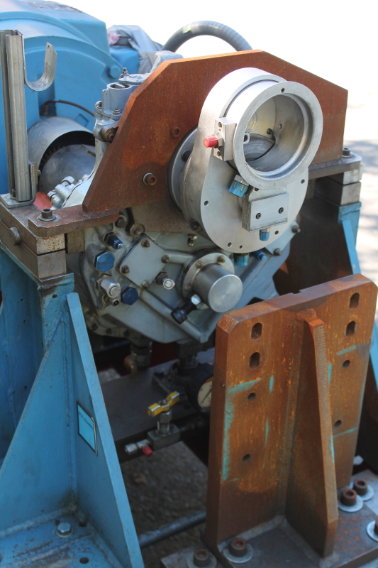 Test stand for GE turboshaft T700 scavenge blower Allison T63, M250 Rolls