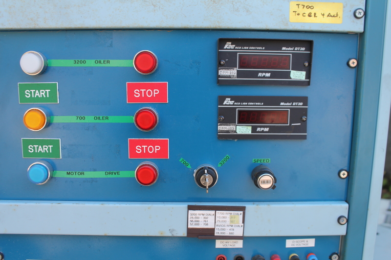 Test stand for GE turboshaft T700 scavenge blower Allison T63, M250 Rolls