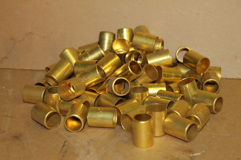 Hose Ferrule, Brass, 0.718" ID, 7330, Made in the USA, Lot of 75
