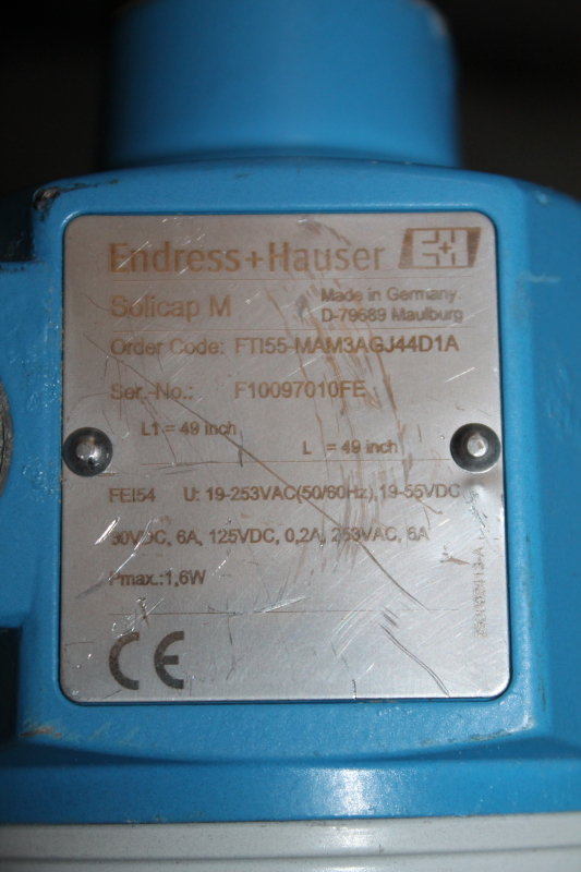 Level detector, Capacitance level limit switch, 35", FTI55 Endress