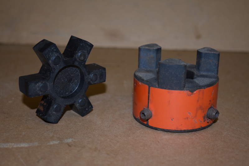 Coupling hub and spider, 1.125" bore, Buna, L100, Lovejoy