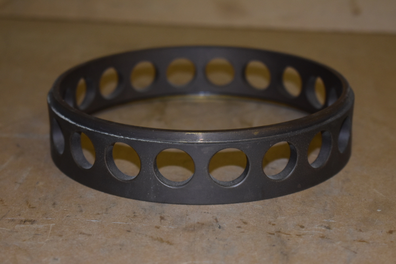 Hand sheet drying ring, 6", Brass, TAPPI, Perforated