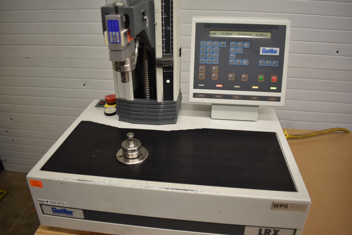 Universal testing machine Chatillon LRX 2.5kN tensile tester ...