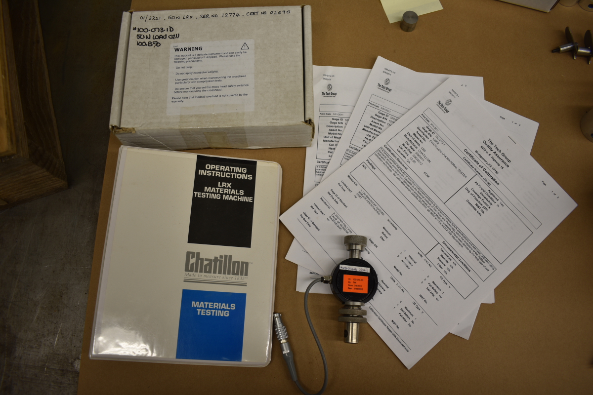 Universal testing machine Chatillon LRX 2.5kN tensile tester ...