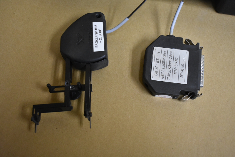 Extensometer, 50mm gauge, +25/-2.5mm travel, 2630-112, Instron PARTS OR ...