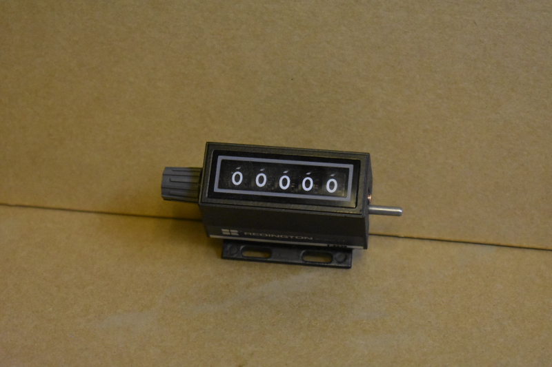Counter, Totalizer, Rotary, 5 digit, Mechanical, 7-2235 Redington Counters