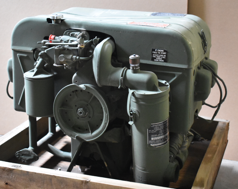 Engine, Gasoline, 20 hp Air cooled 84ci, 24V, 4A084-4, Military ...