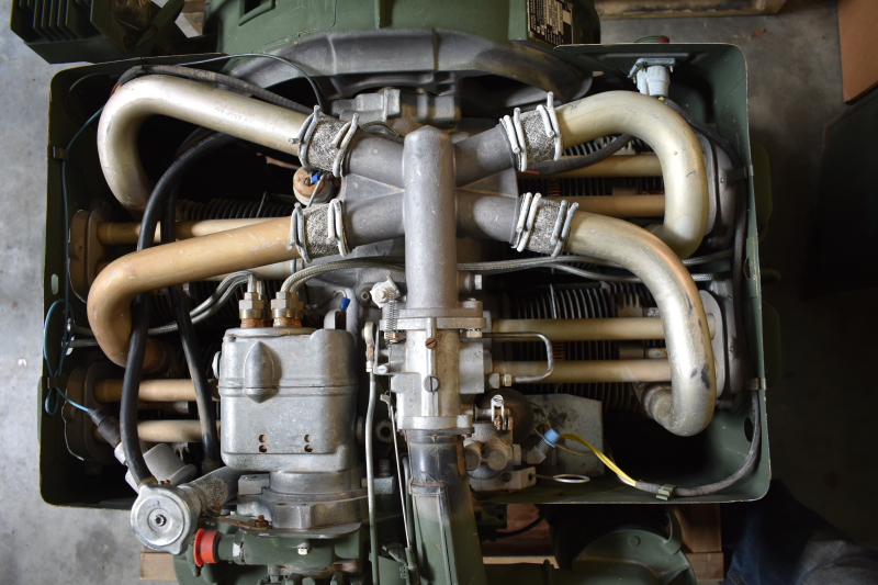 Engine, Gasoline, 20 hp Air cooled 84ci, 24V, 4A084-4, Military ...