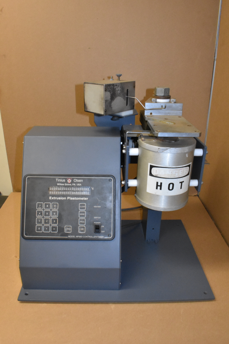 As-Is/Parts, Extrusion Plastometer, MP993 Controller/Timer, Tinius Olsen