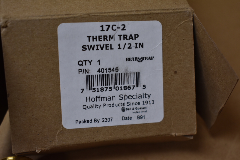 Thermostatic Trap Swivel 17C-2 1/2" Hoffman 401545