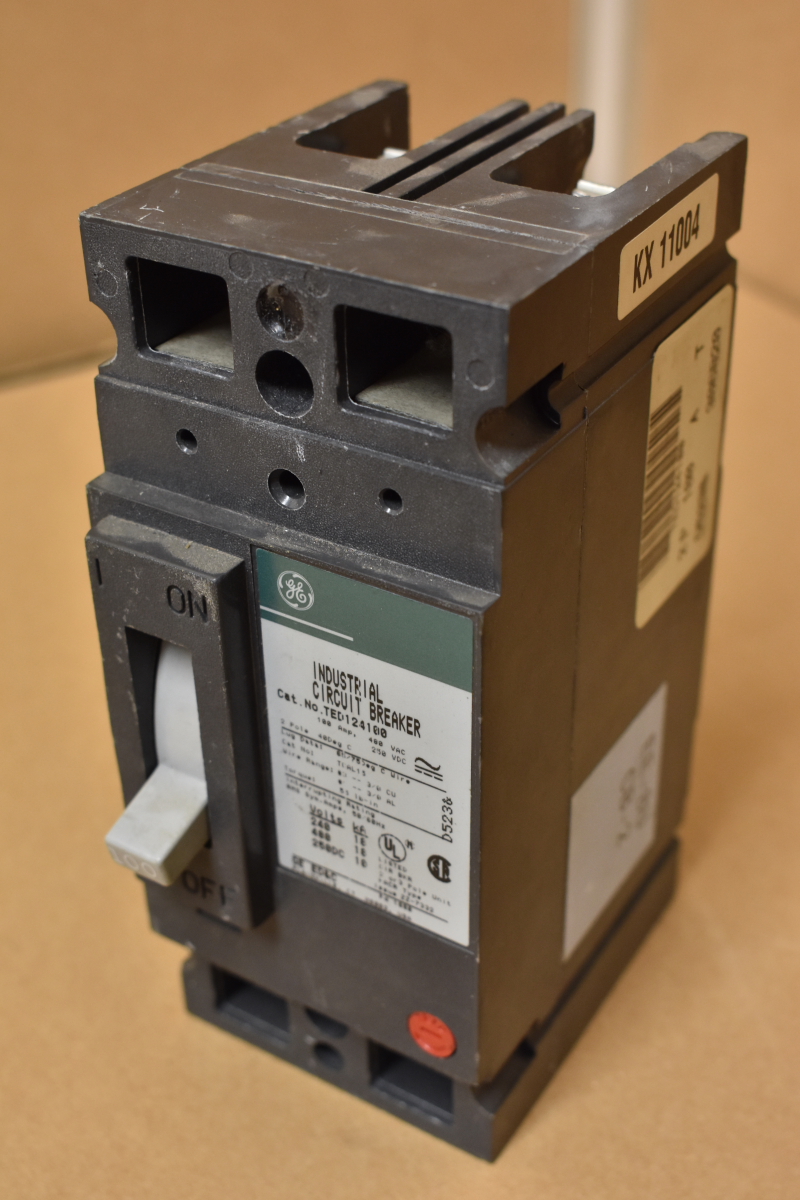GE TED124100 100 Amp Industrial Breaker