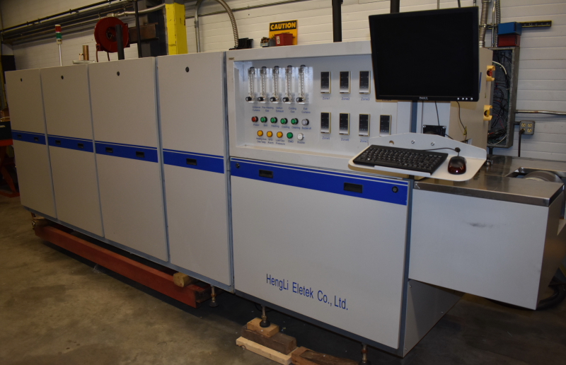 HENGLI Eletek HSA 1505-0811Z conveyor belt furnace 1050 deg C