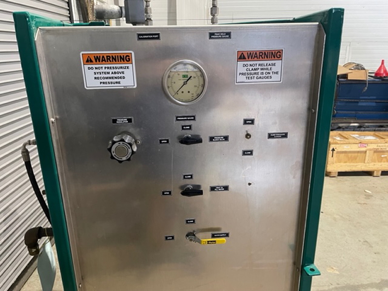 Calder safety relief valve SRV Testing system W/ twin DOT bottle stand