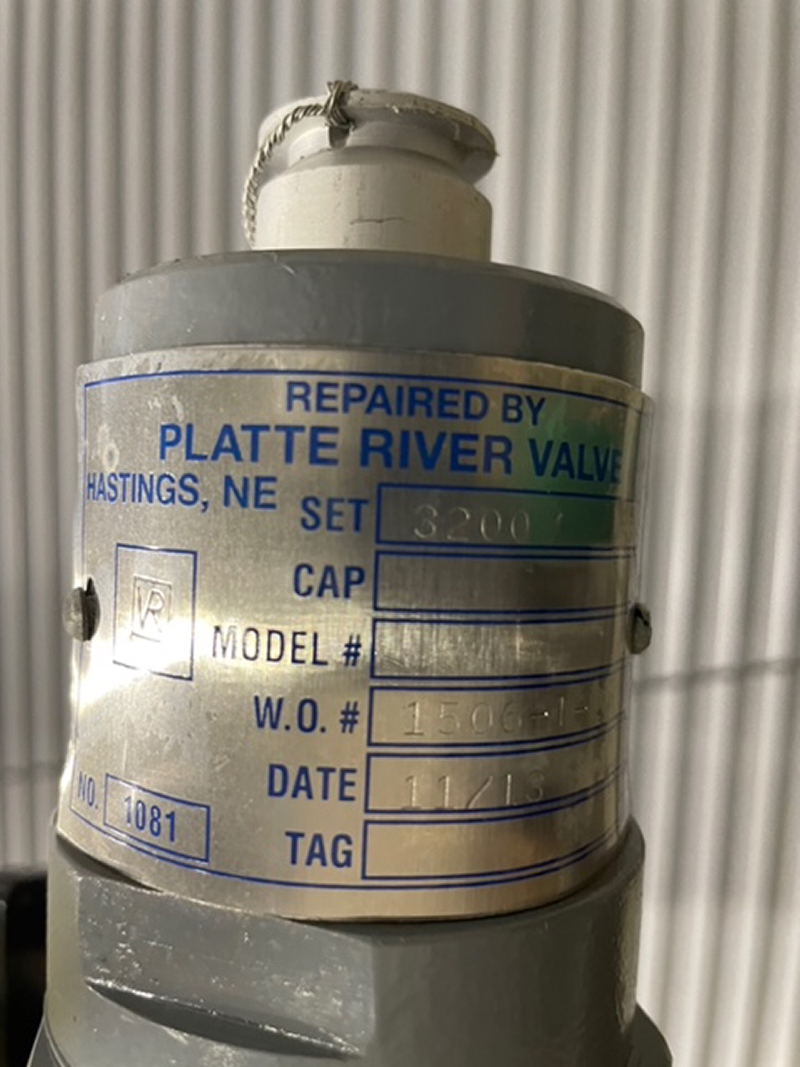 Calder safety relief valve SRV Testing system W/ twin DOT bottle stand