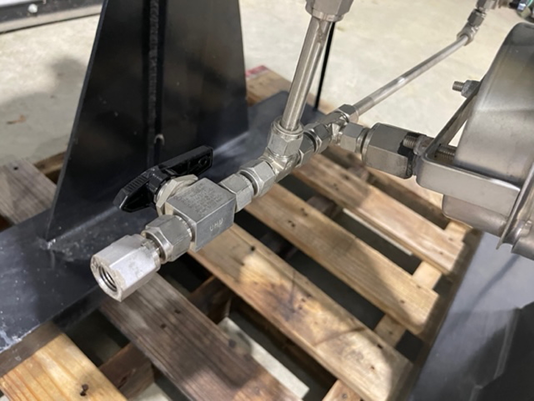 Calder safety relief valve SRV Testing system W/ twin DOT bottle stand