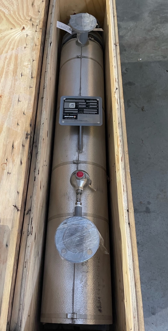 Watlow immersion flange heater 6" ANSI ASME fuel oil carbon elements 43 kW
