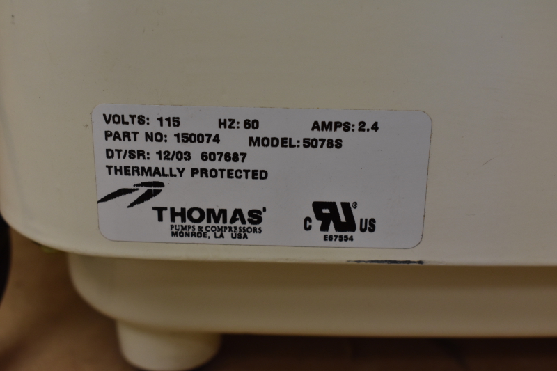 Thomas , 5078S , heavy duty air compressor , psi 3.5