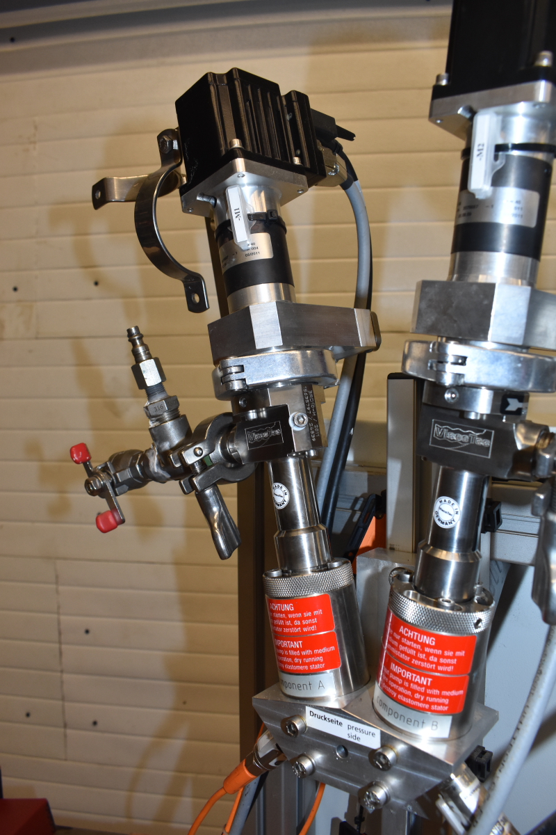 2 component dosing system, ViscoDuo V, ViscoTec 3RD10 NEEDS PROGRAM