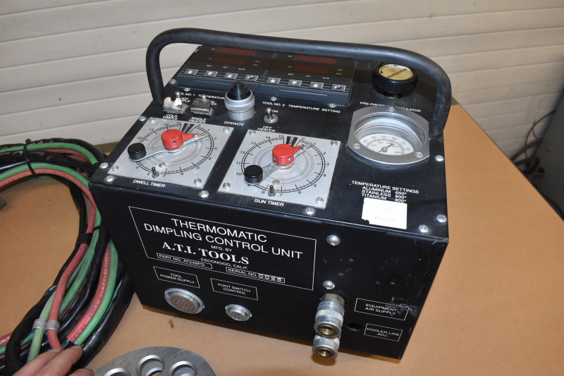 Aircraft hot Dimpling Machine for rivet countersinking dimpler ATI 247PD