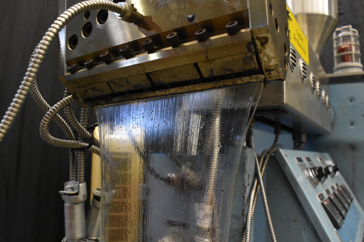 Killion 1" lab extruder with 8" film die KL-100 3 HP FULLY TESTED