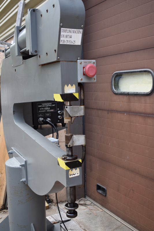 ATI 36" dimpling machine AT256SS